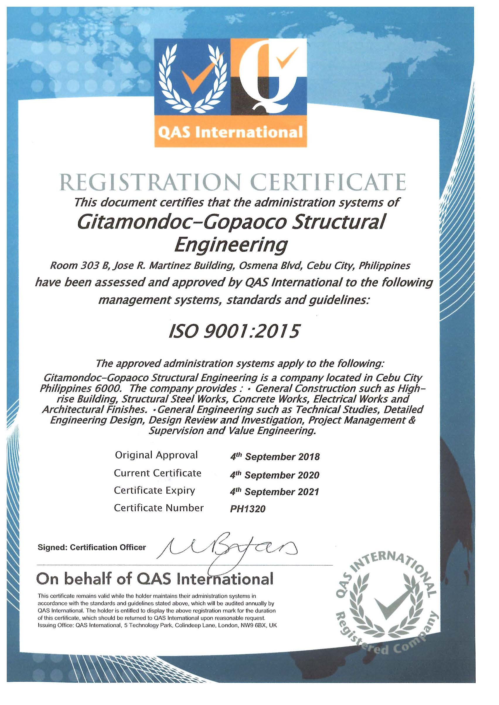 About Us - Gitamondoc-Gopaoco Structural Engineering